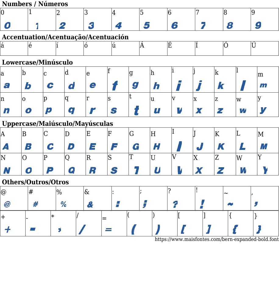 Bern Expanded Bold: Free Font Download | MaisFontes