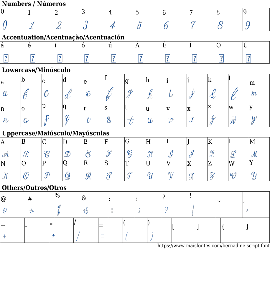 Bernadine Script: Free Font Download | MaisFontes