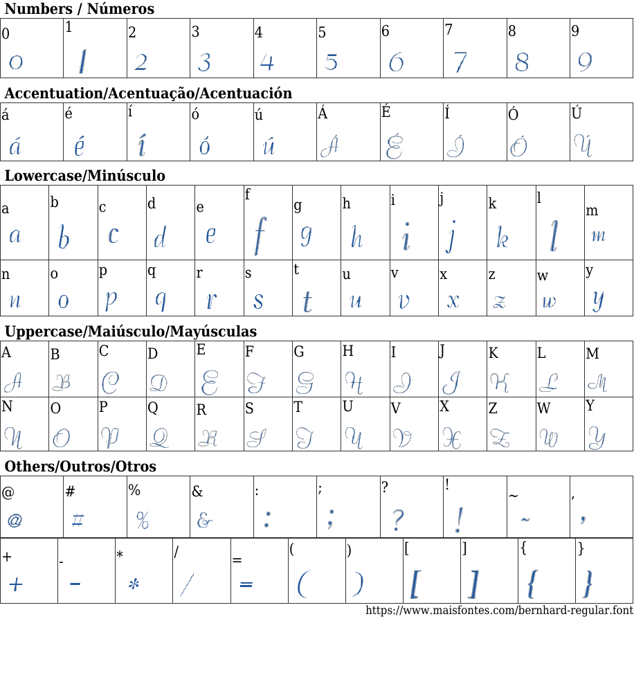 Bernhard Regular Font: Free Download | MaisFontes