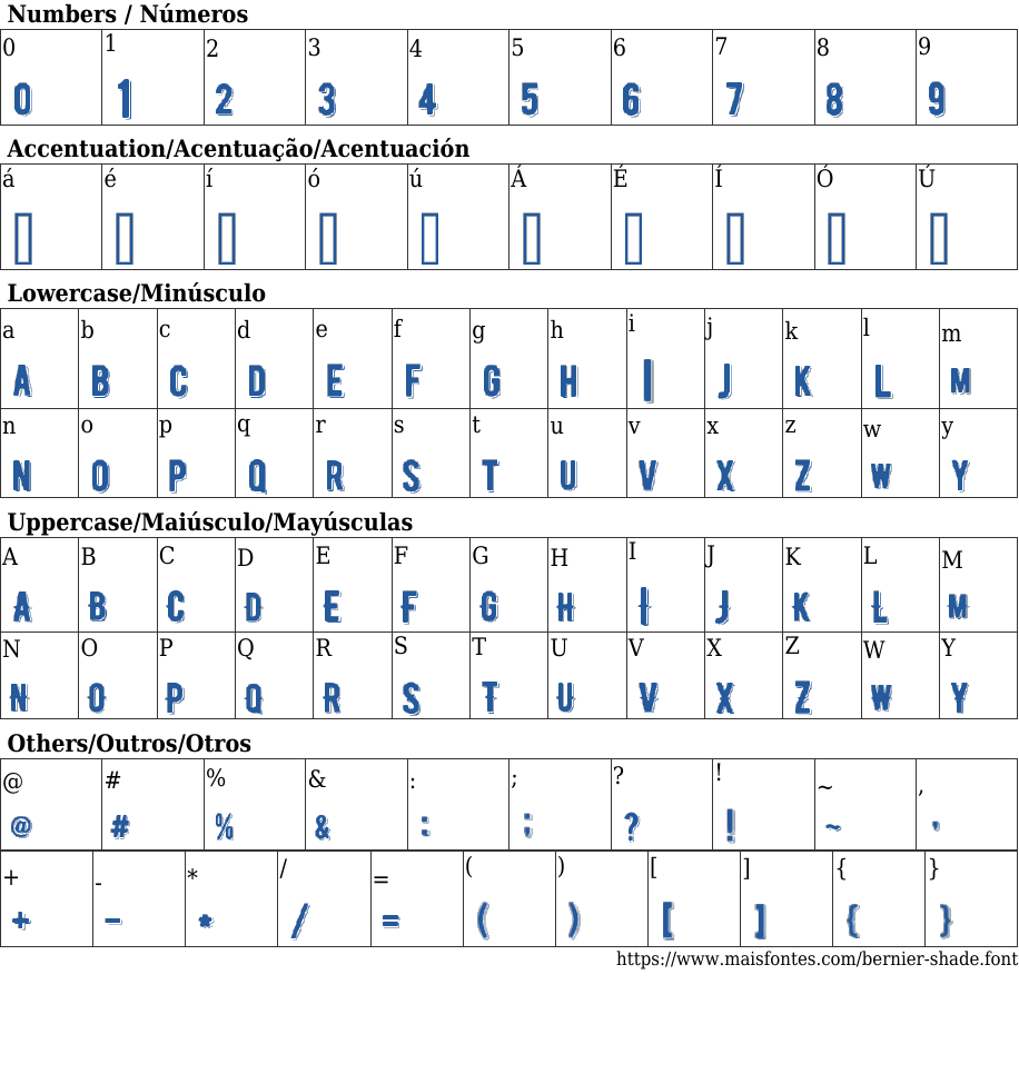 BERNIER SHADE: Free Font Download | MaisFontes