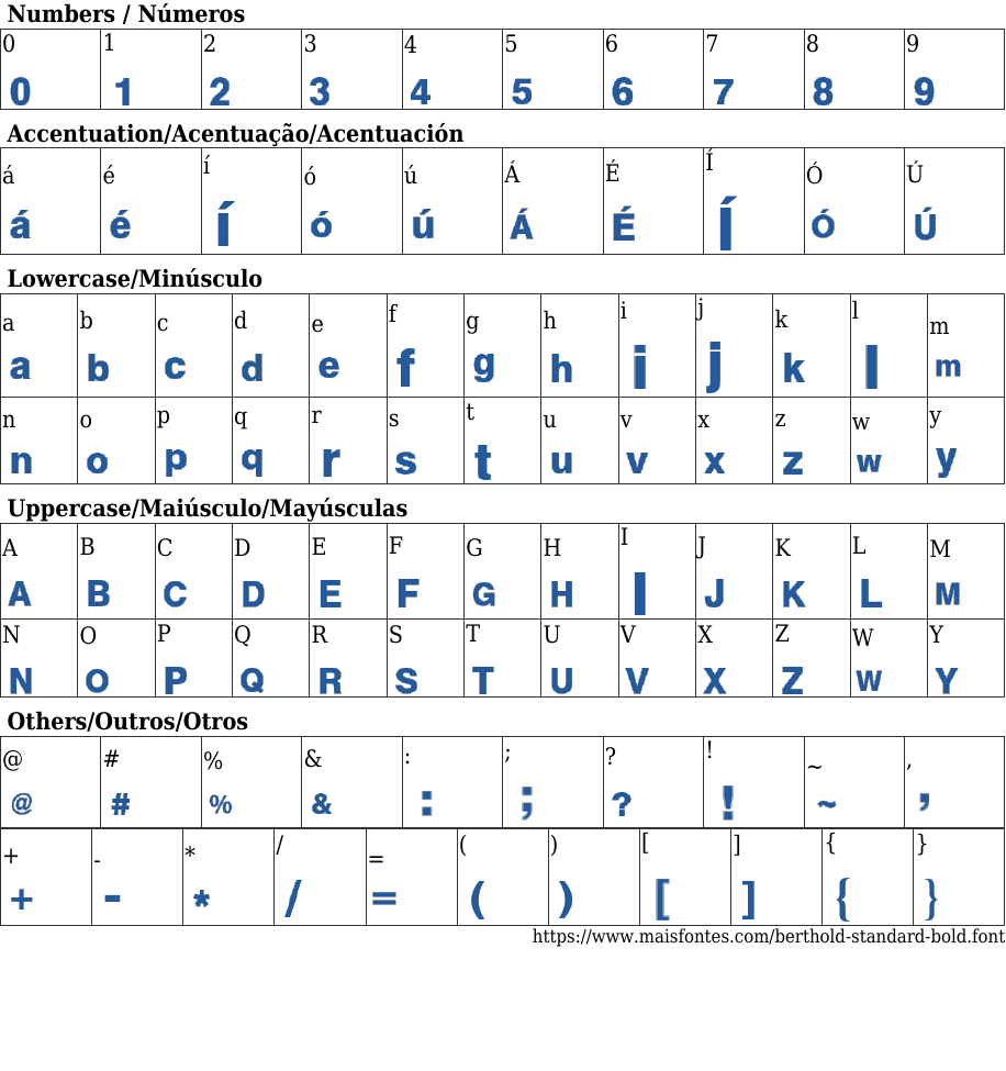 Berthold Standard Bold Font: Free Download | MaisFontes