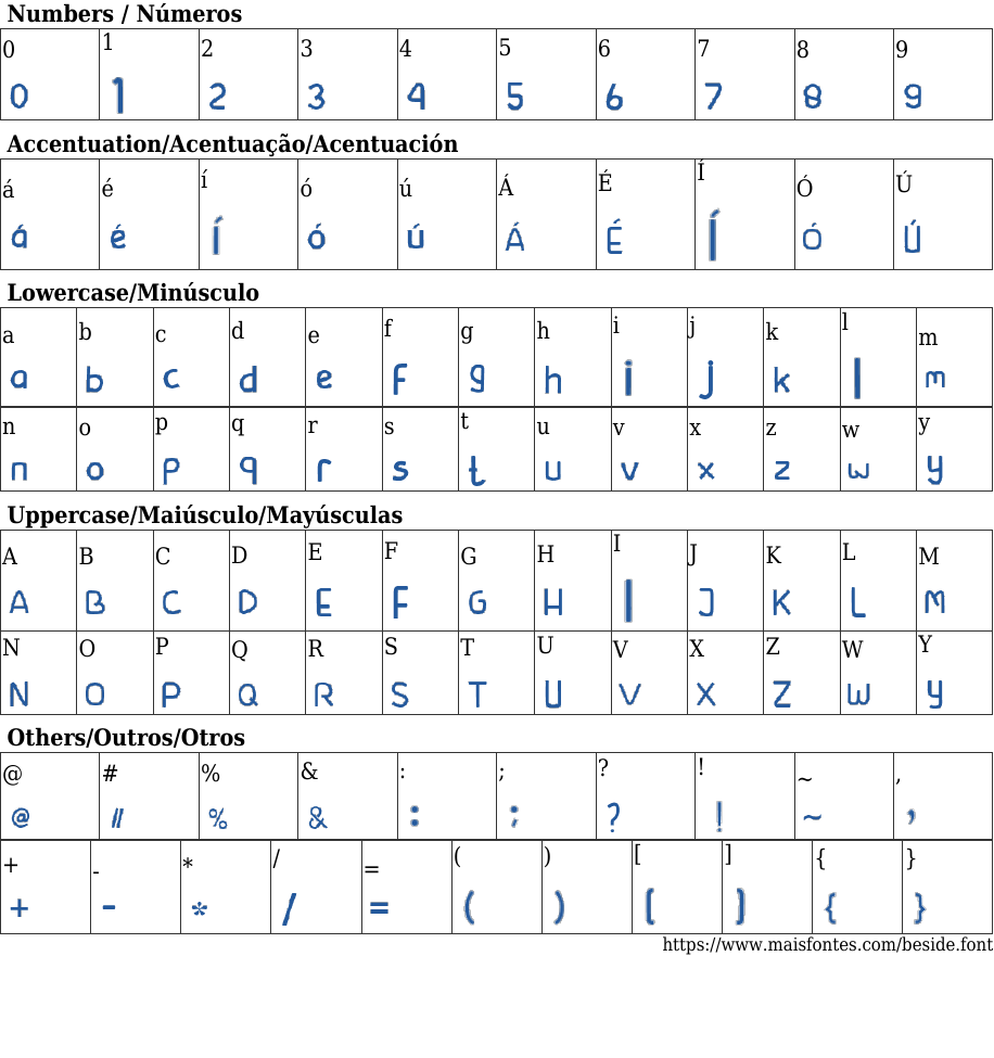 Beside: Free Font Download | MaisFontes