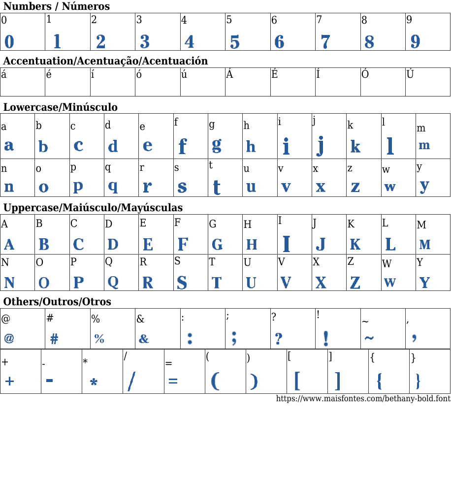 Bethany Bold: Free Font Download | MaisFontes