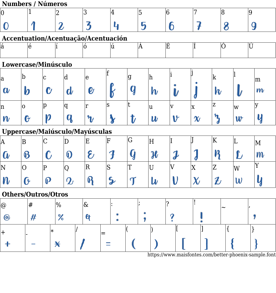 Better Phoenix Sample: Baixar Fonte Grátis | MaisFontes