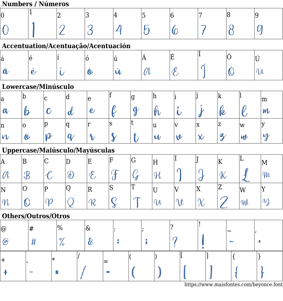 Beyonce: Free Font Download | MaisFontes