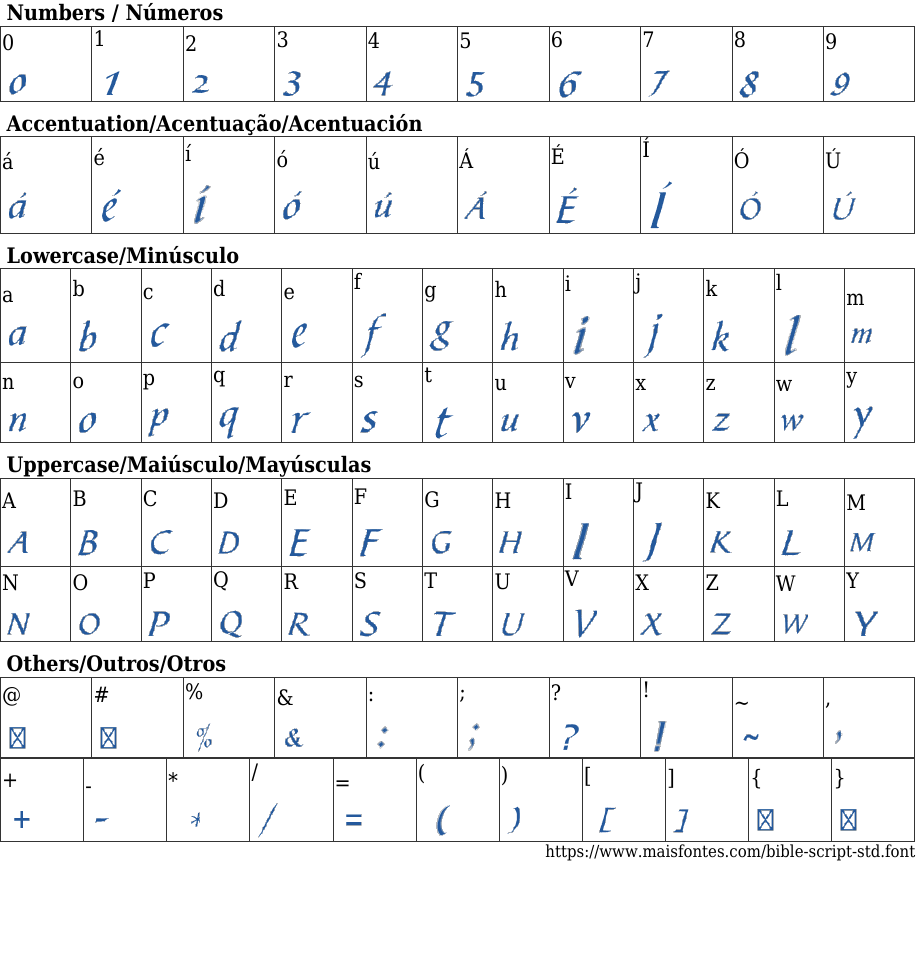 Bible Script Std: Download Free Font | MaisFontes
