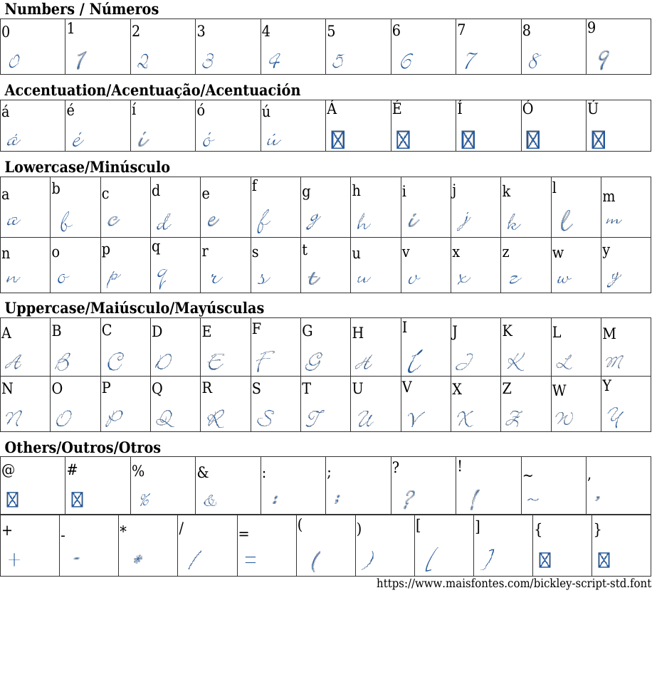 Bickley Script Std: Baixar Fonte Grátis | MaisFontes