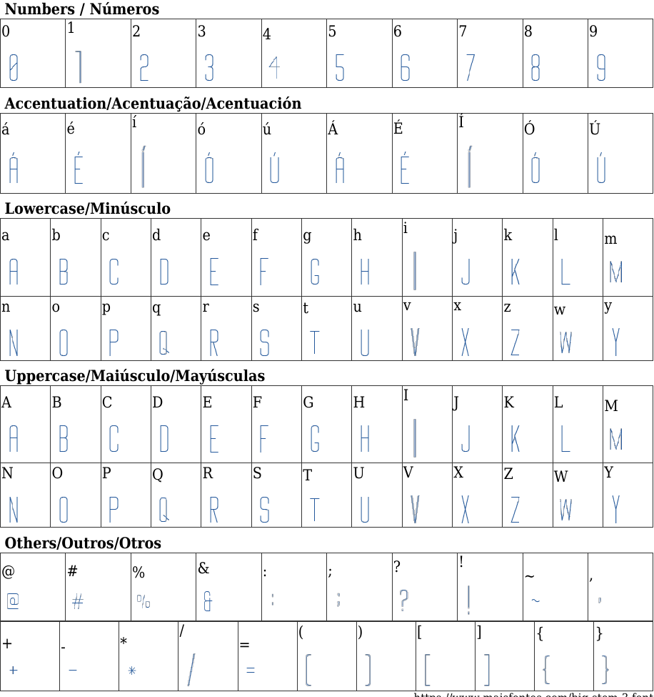 Big Stem Light: Free Font Download | MaisFontes