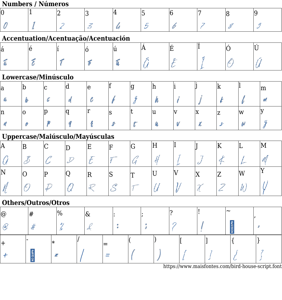 Bird House Script: Baixar Fonte Grátis | MaisFontes
