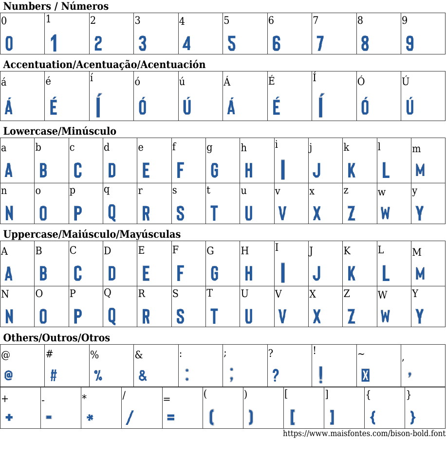 Bison Bold Font: Free Download | MaisFontes