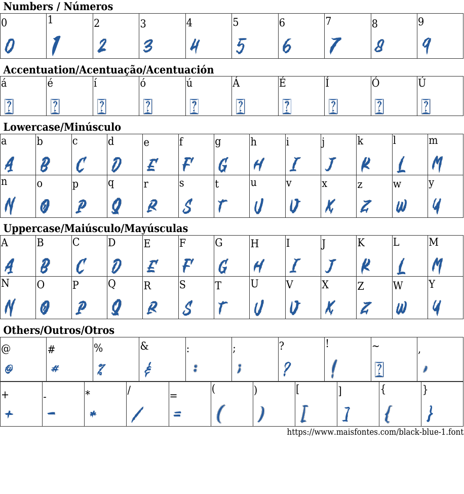 Black Blue: Free Font Download | MaisFontes