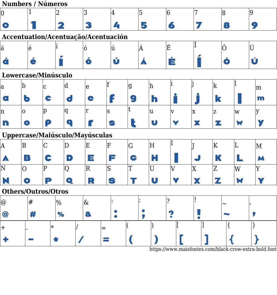 Black Crow Extra Bold: Free Font Download | MaisFontes