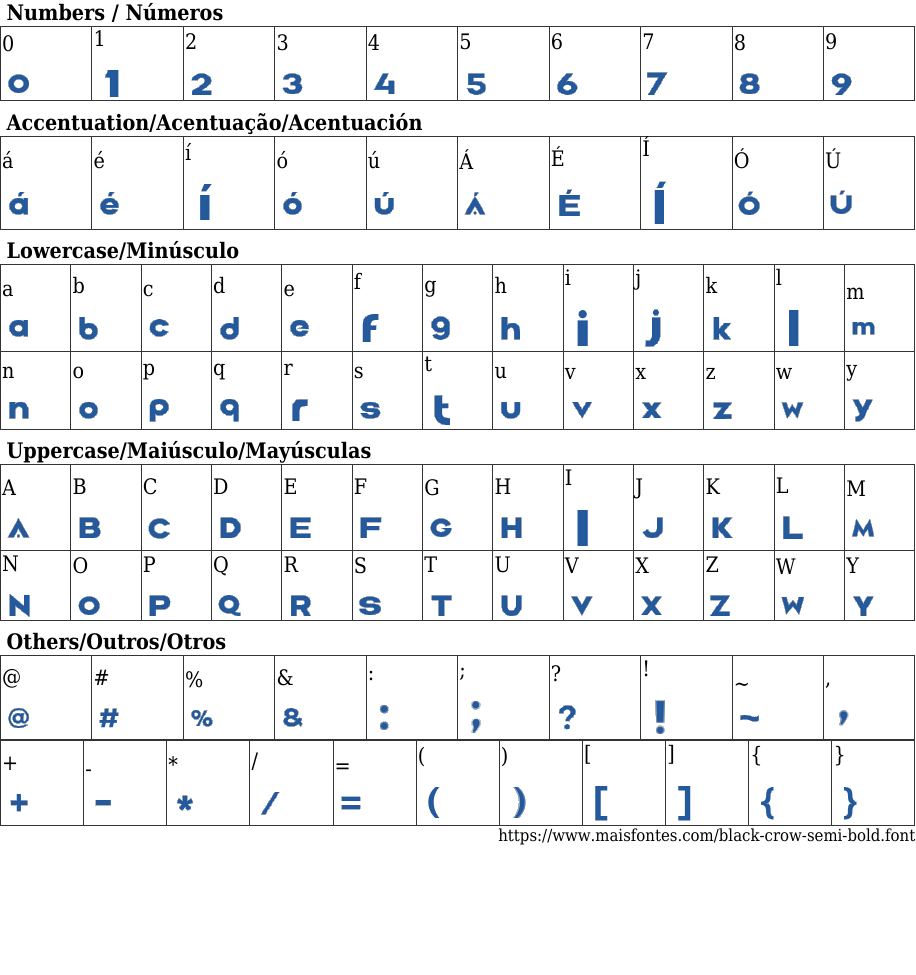 Black Crow Semi Bold: Free Font Download | MaisFontes