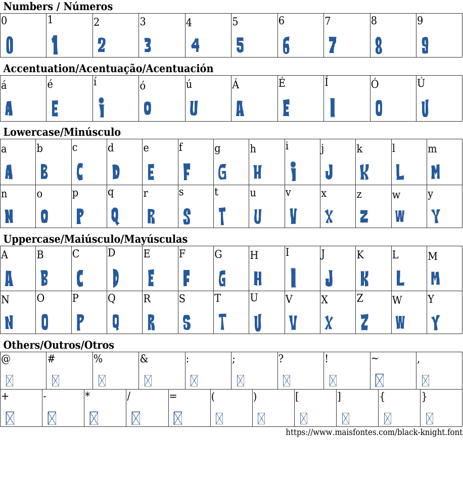 BLACK KNIGHT: Free Font Download | MaisFontes