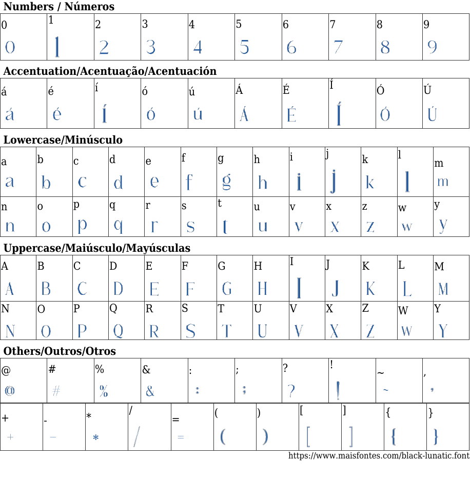 Black Lunatic: Baixar Fonte Grátis | MaisFontes