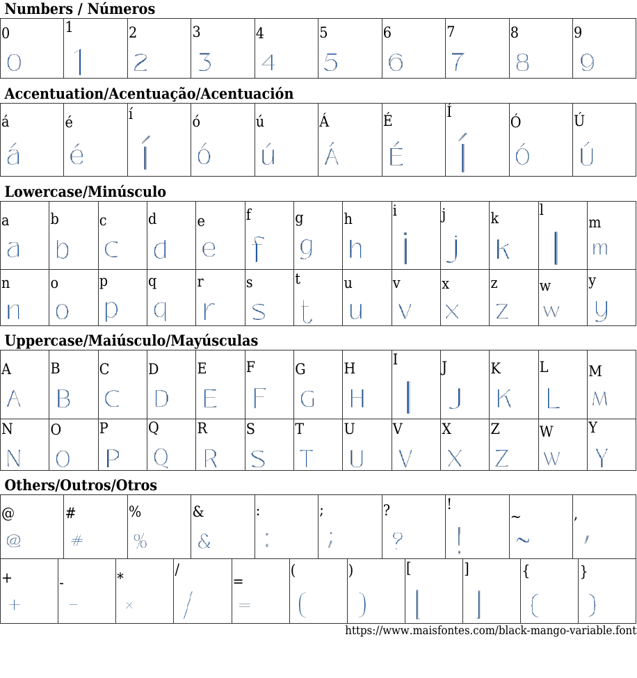Black Mango Variable: Free Font Download | MaisFontes