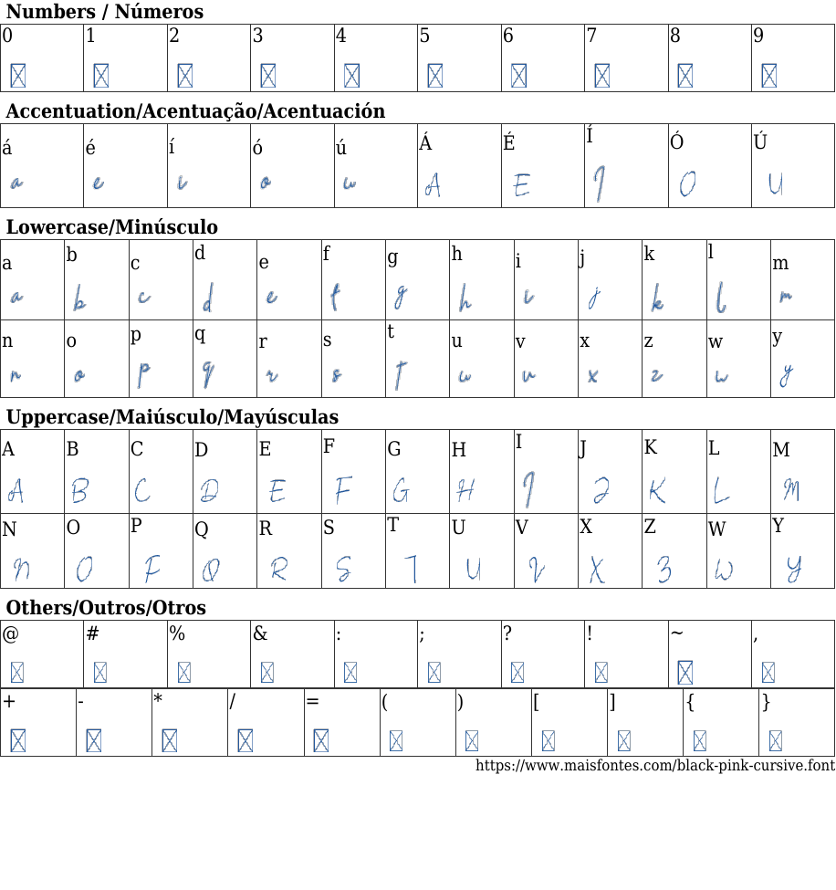 Black Pink Cursive: Free Font Download | MaisFontes