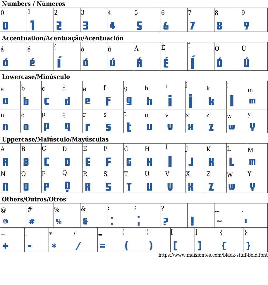 Black Stuff Bold: Free Font Download | MaisFontes