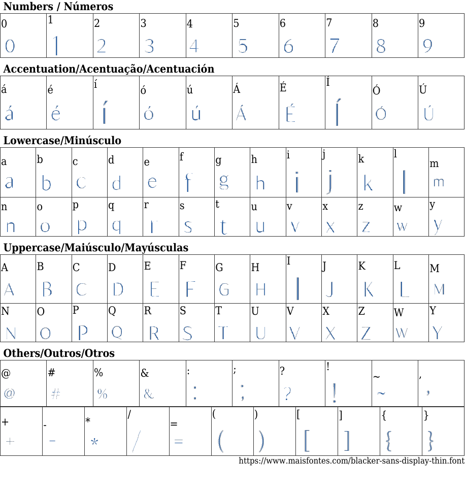 Blacker Sans Display Thin Font: Free Download | MaisFontes