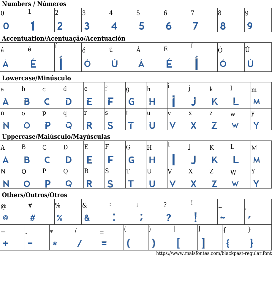 Blackpast Regular: Descargar Fuente Gratis | MaisFontes