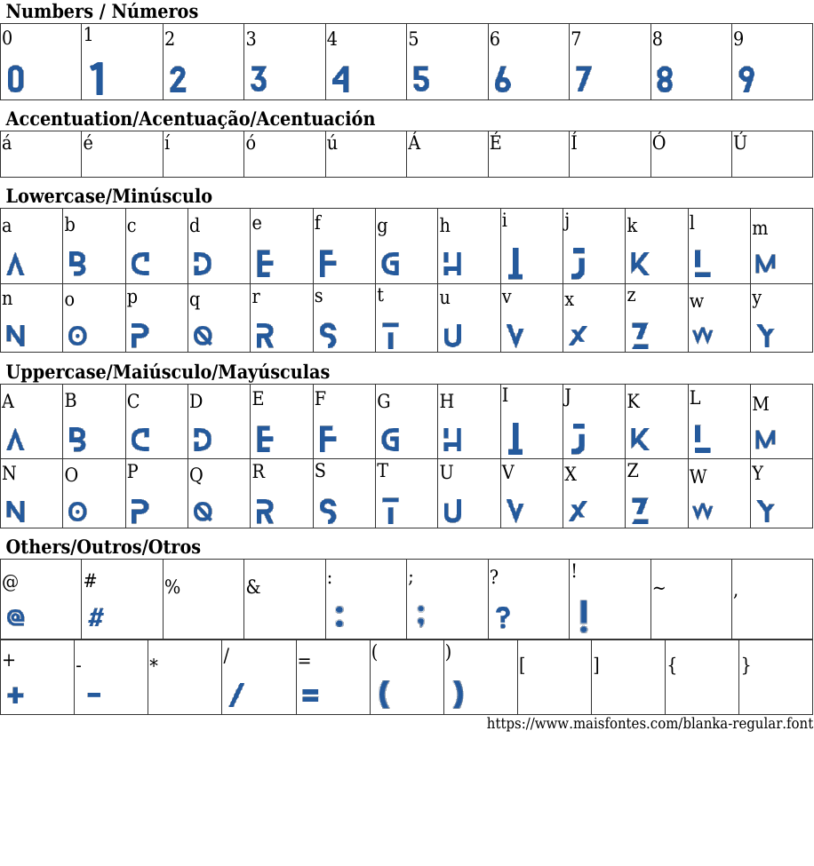 Blanka Regular Font: Free Download | MaisFontes