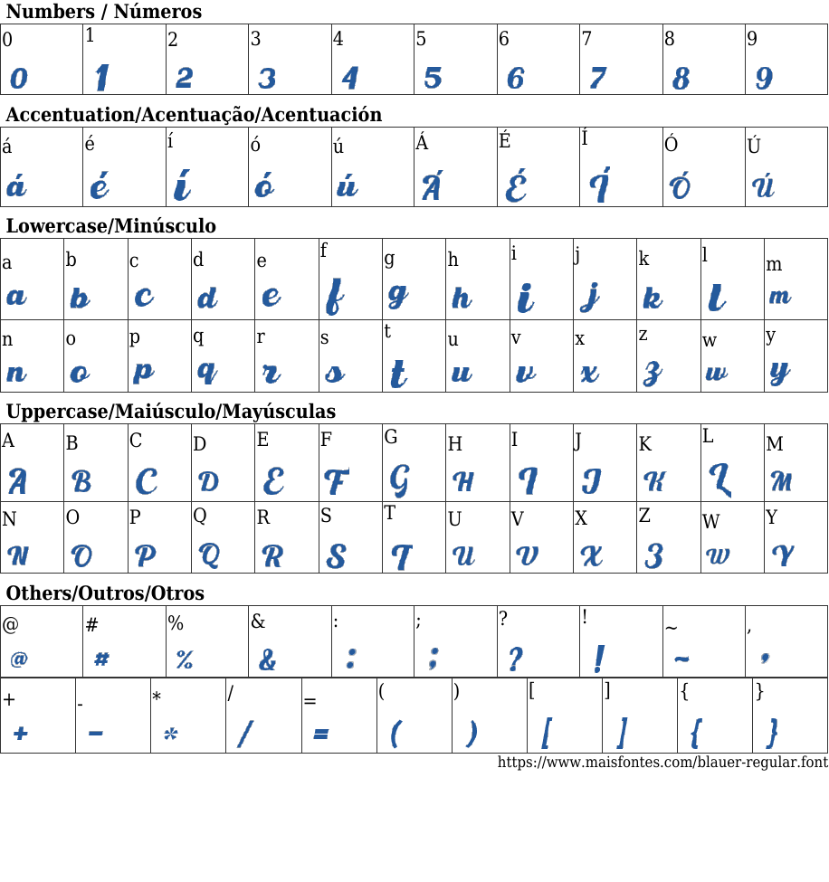 Blauer Regular Font: Free Download | MaisFontes