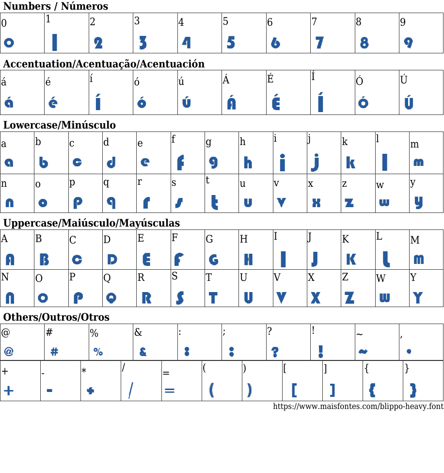 Blippo Heavy: Baixar Fonte Grátis | MaisFontes