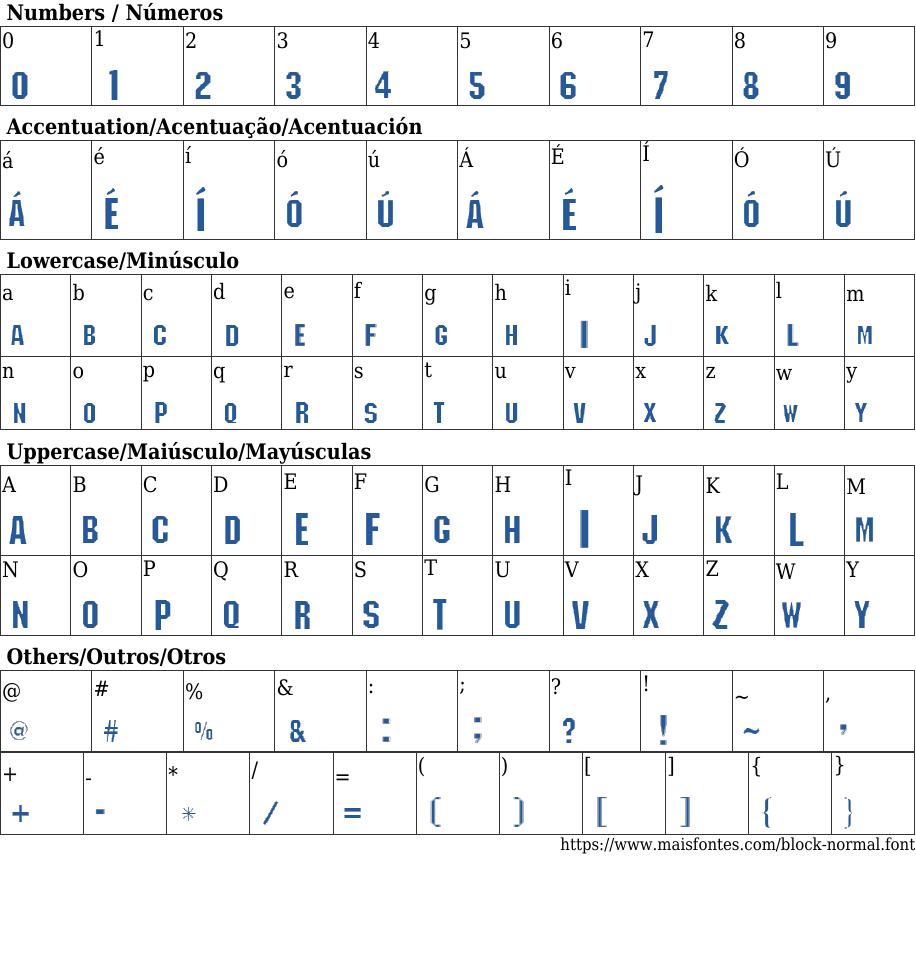 Block Normal: Free Font Download | MaisFontes