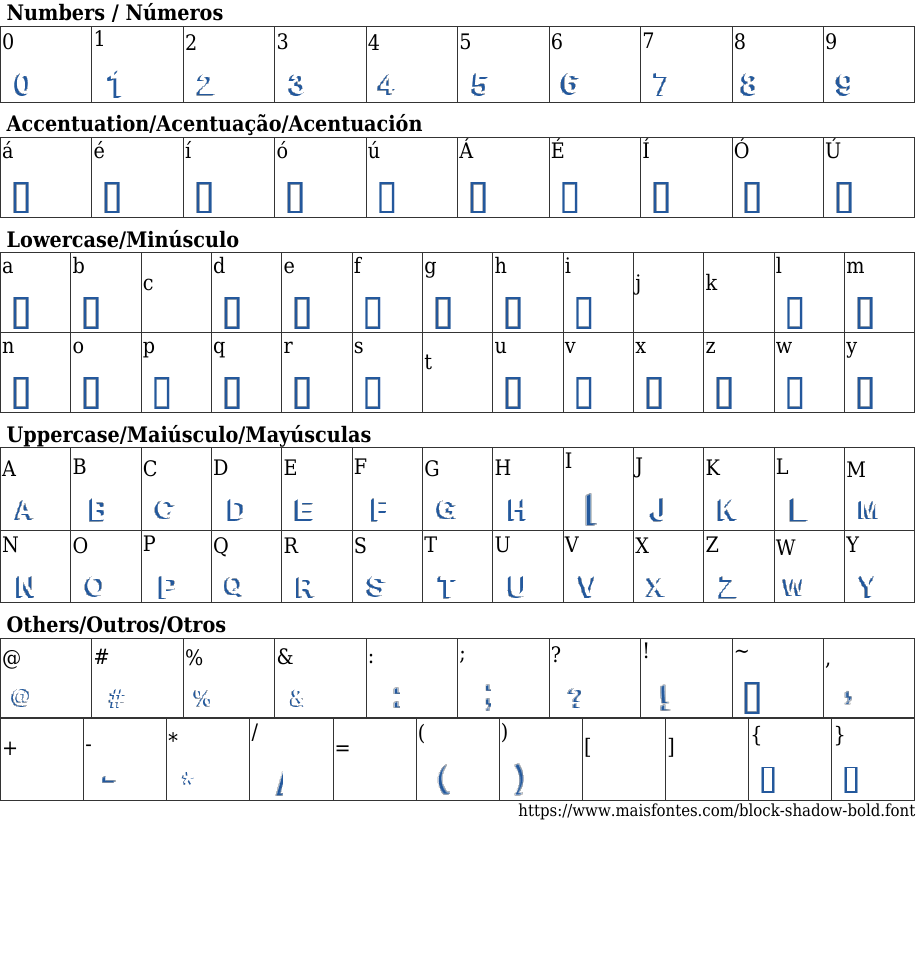 Block Shadow Bold: Free Font Download | MaisFontes