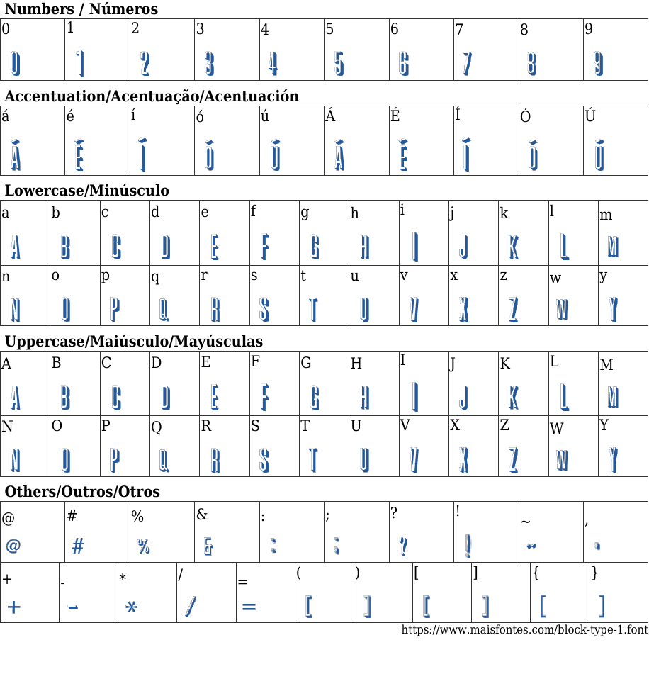 Block Type: Free Font Download | MaisFontes
