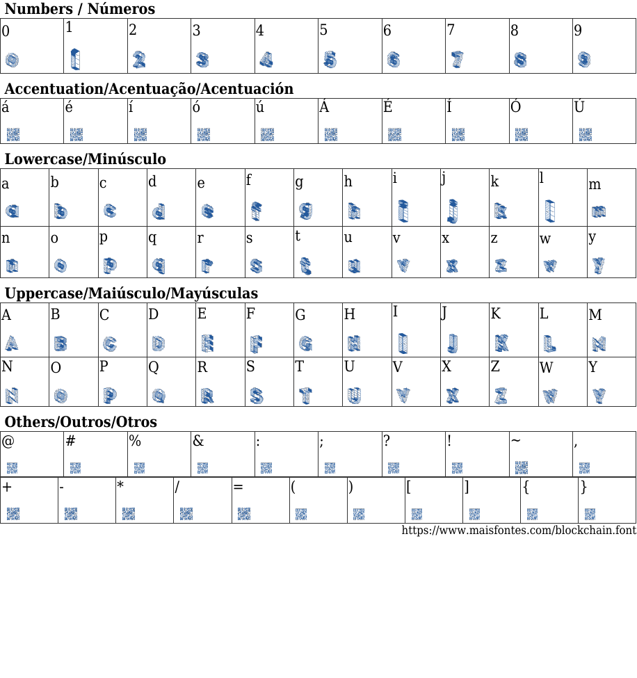 BLOCKCHAIN Font: Free Download | MaisFontes