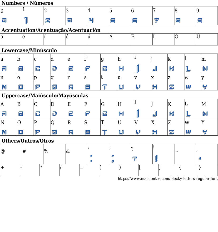 Blocky Letters Wide: Free Font Download | MaisFontes