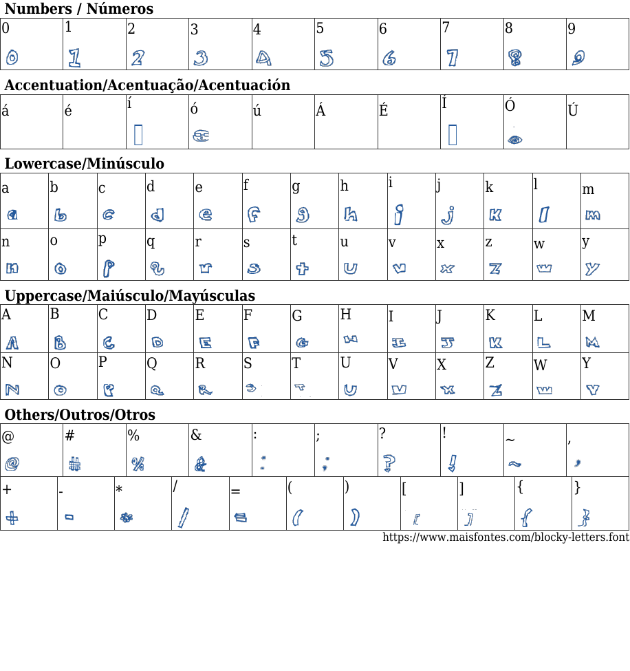Blocky Letters: Free Font Download | MaisFontes