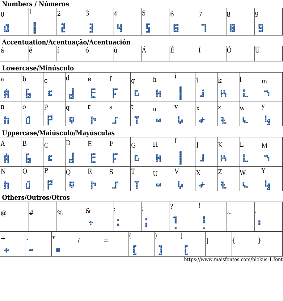 Blokus Dotted: Free Font Download | MaisFontes