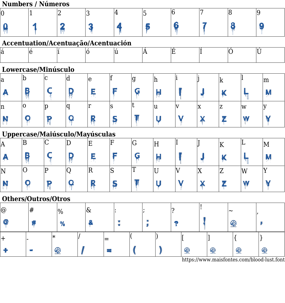 Blood Lust: Free Font Download | MaisFontes