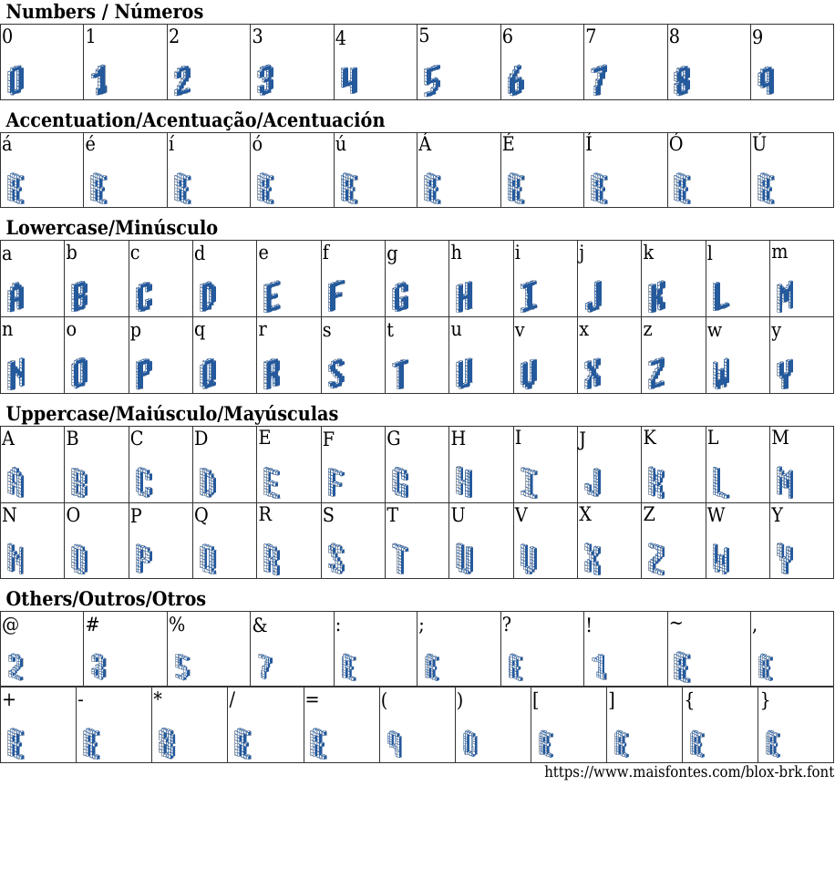 Blox BRK: Baixar Fonte Grátis | MaisFontes