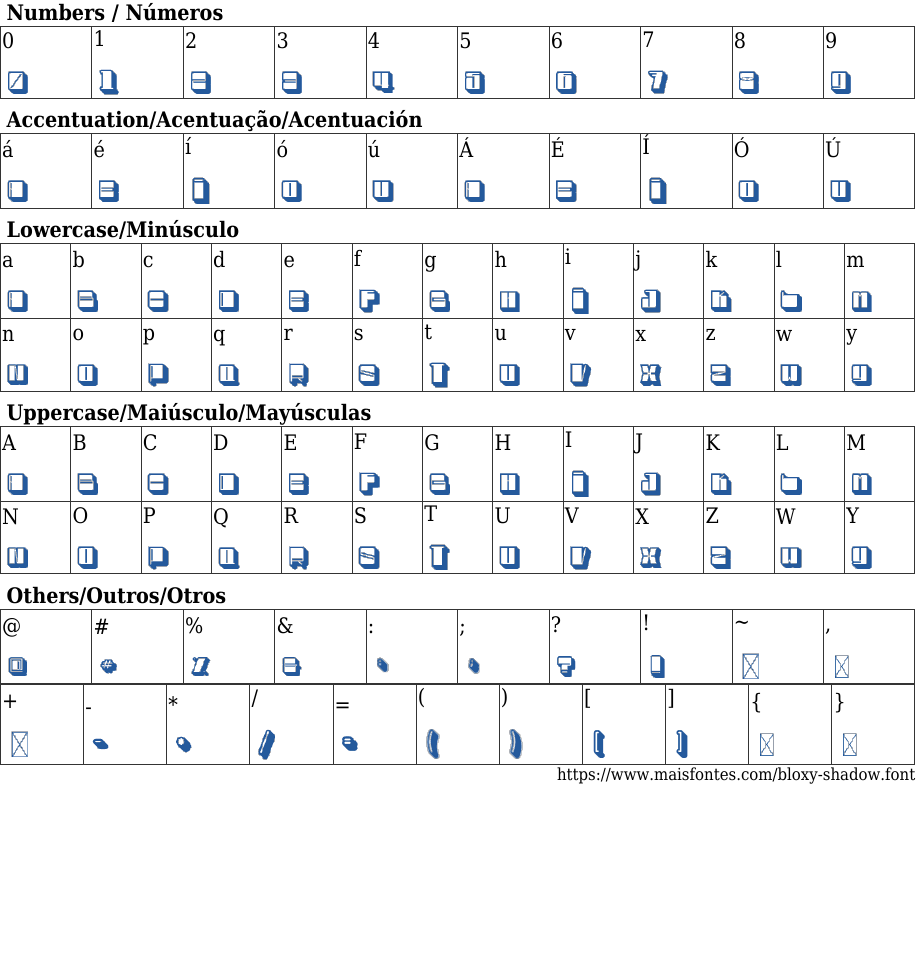 Bloxy Shadow: Baixar Fonte Grátis | MaisFontes