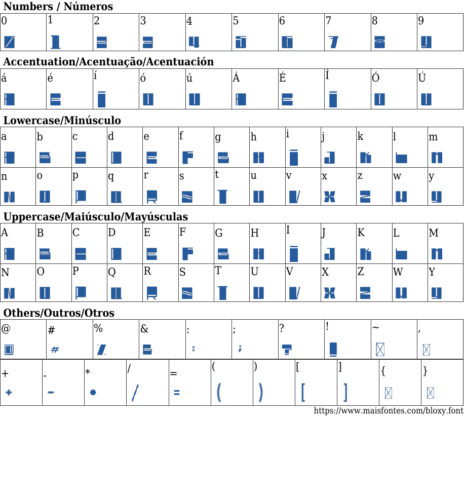 Bloxy: Baixar Fonte Grátis | MaisFontes