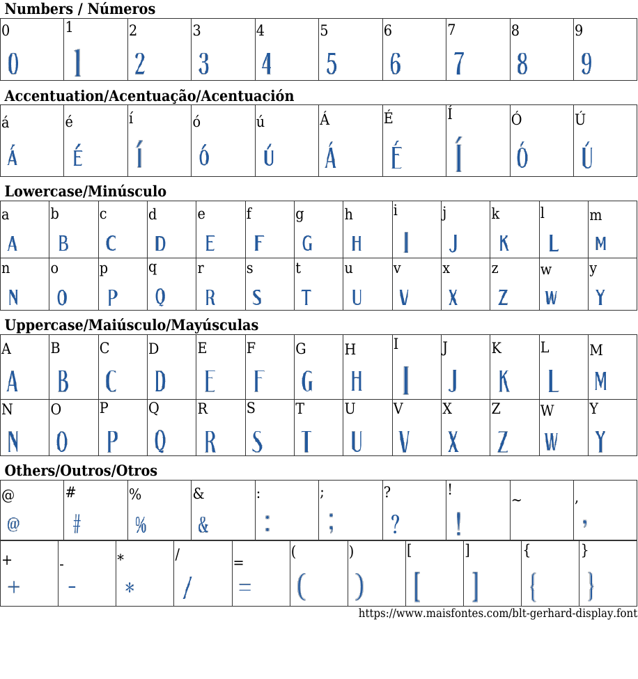 BLT Gerhard Display: Free Font Download | MaisFontes