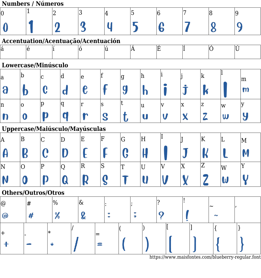 Blueberry Regular Font: Free Download | MaisFontes