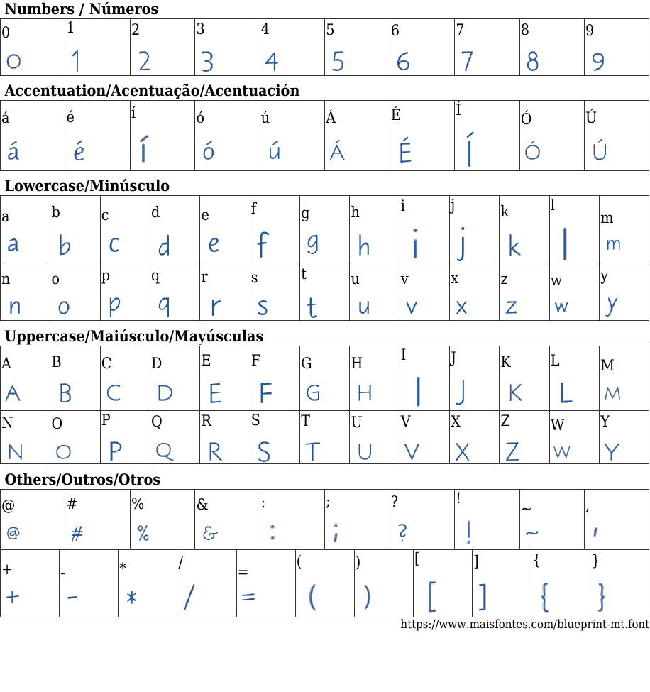 Blueprint MT: Free Font Download | MaisFontes