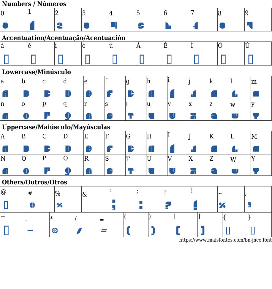 BN JNCO: Free Font Download | MaisFontes