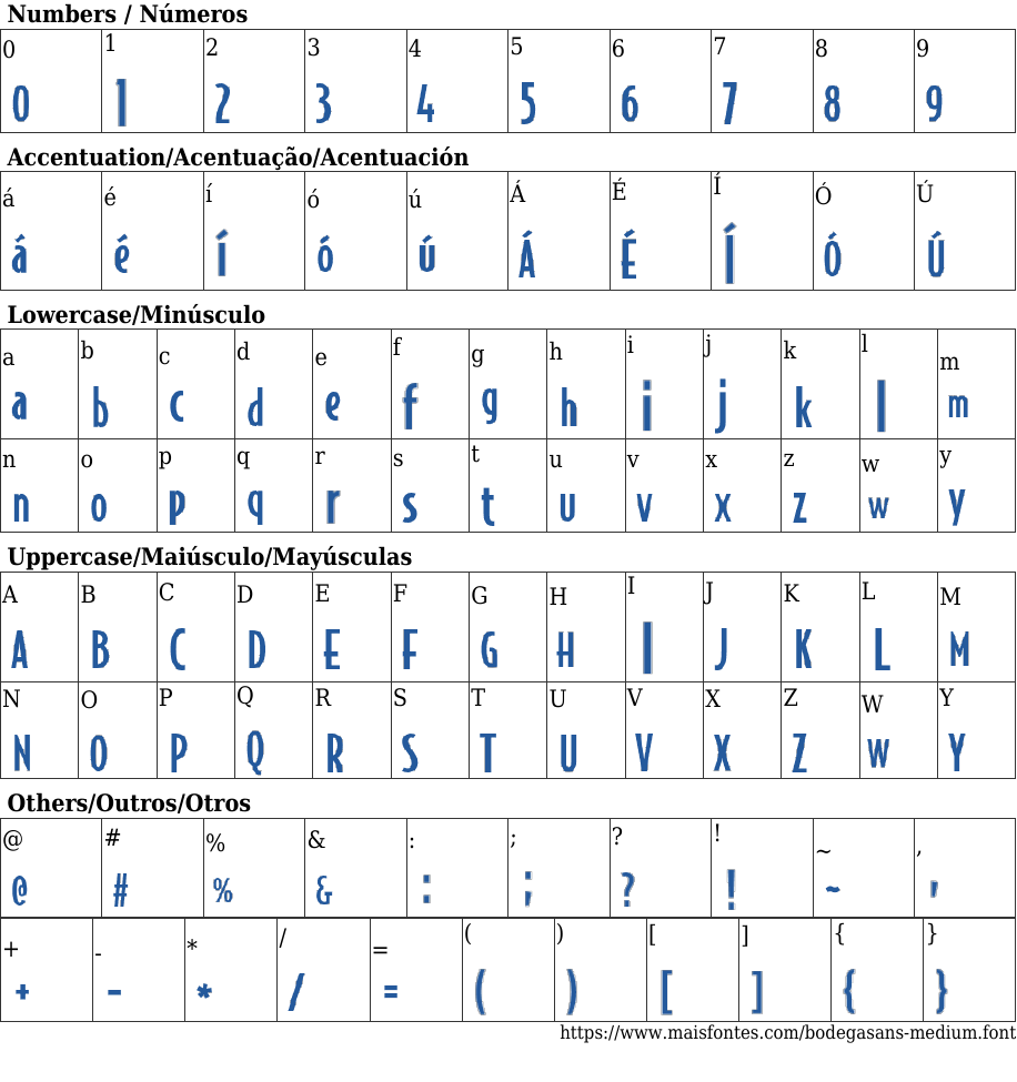 Bodega Sans Medium Font: Free Download | MaisFontes