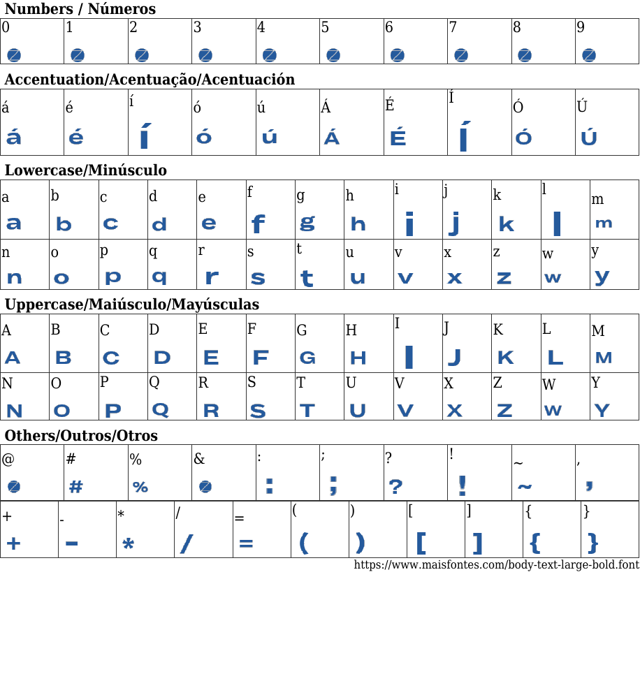 Body Text Large Bold: Free Font Download | MaisFontes