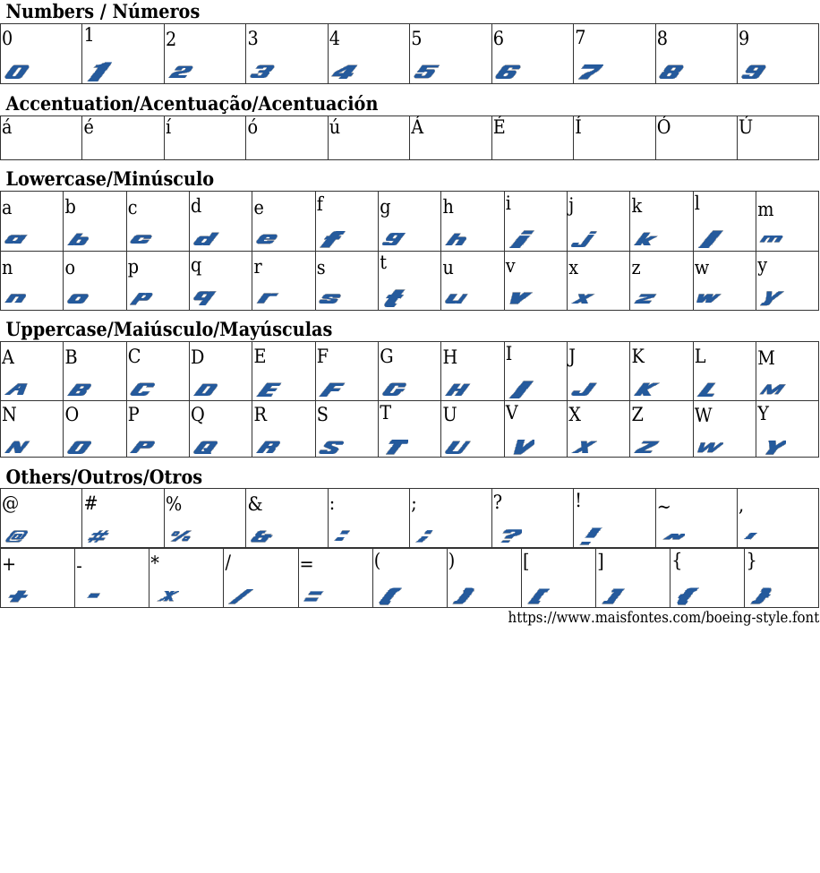 Boeing Style: Free Font Download | MaisFontes