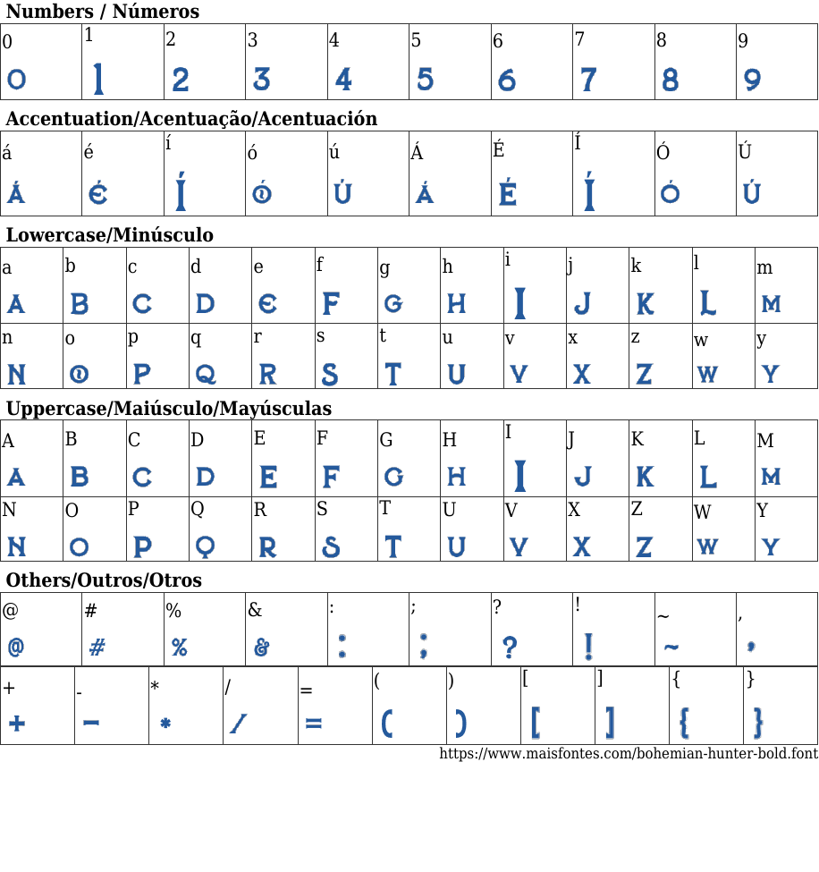 Bohemian Hunter Bold Font: Free Download | MaisFontes