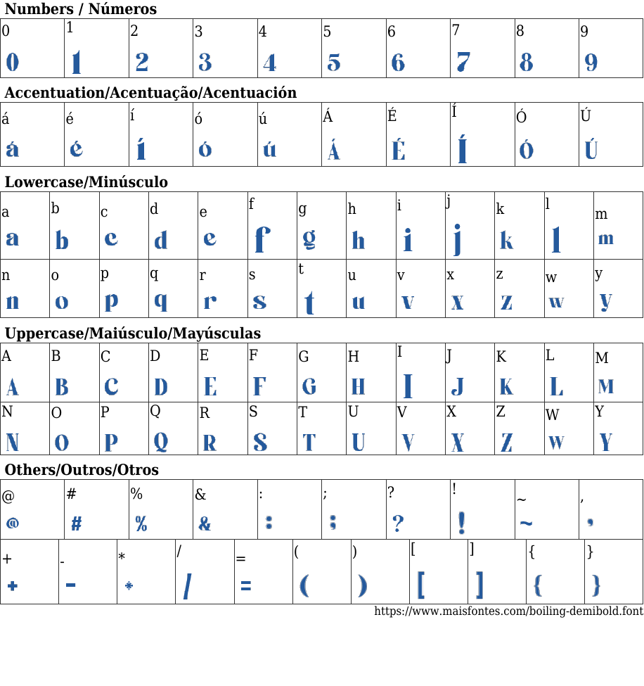 Boiling DemiBold: Free Font Download | MaisFontes