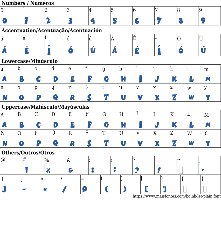 Boink LET Plain: Download Free Font | MaisFontes