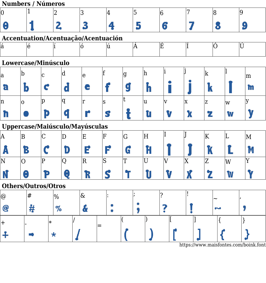 Boink Font: Free Download | MaisFontes