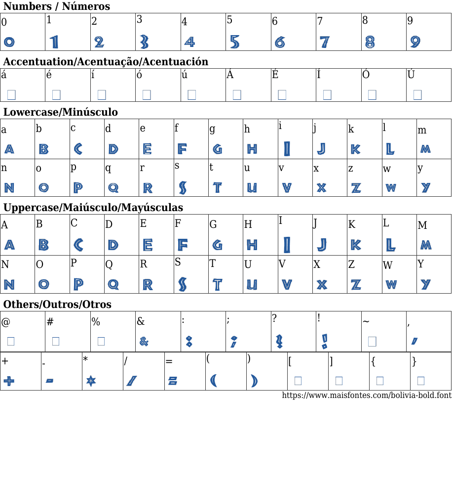 Bolivia Bold Font: Free Download | MaisFontes